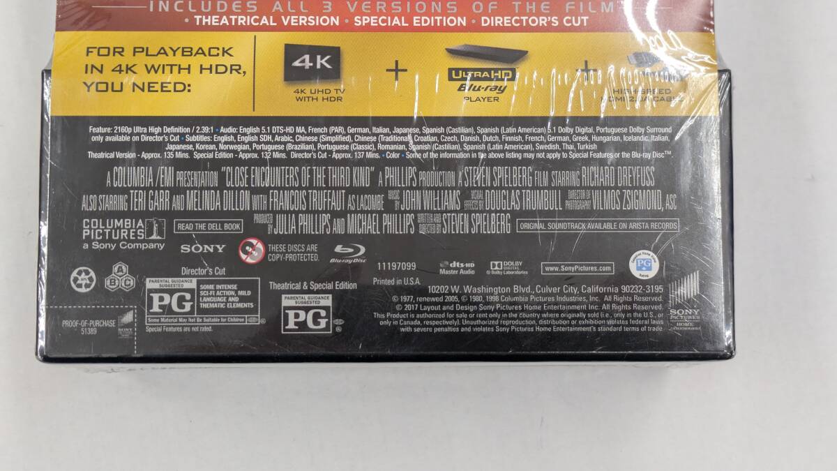 Yahoo!オークション - D202/未開封 海外盤 4Kウルトラ+Blu-ray【E.T...