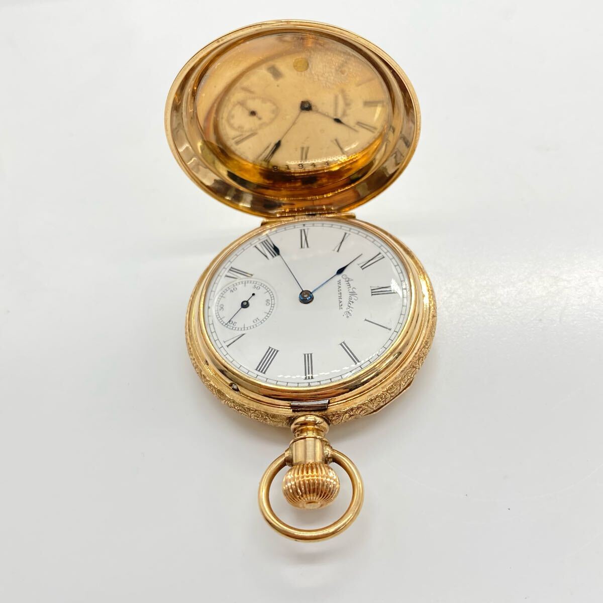 1円〜 3F WALTHAM 81944 懐中時計 ウォルサム 手巻き 1円〜 3F WALTHAM 81944 懐中時計 ウォルサム 手巻き