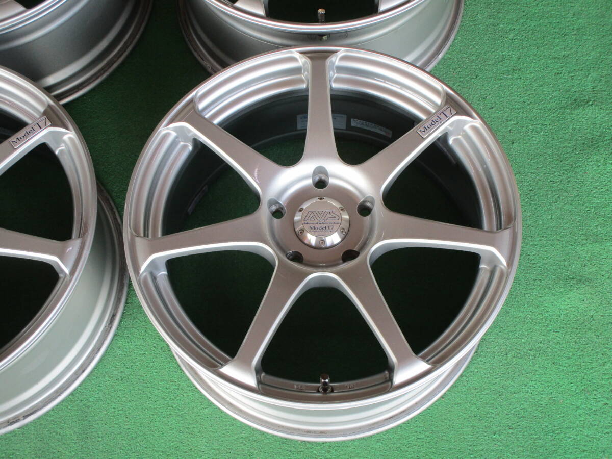 Yahoo!オークション - 希少美品 AVS モデルT7 4本 17×7.5J+52 114.3 ...