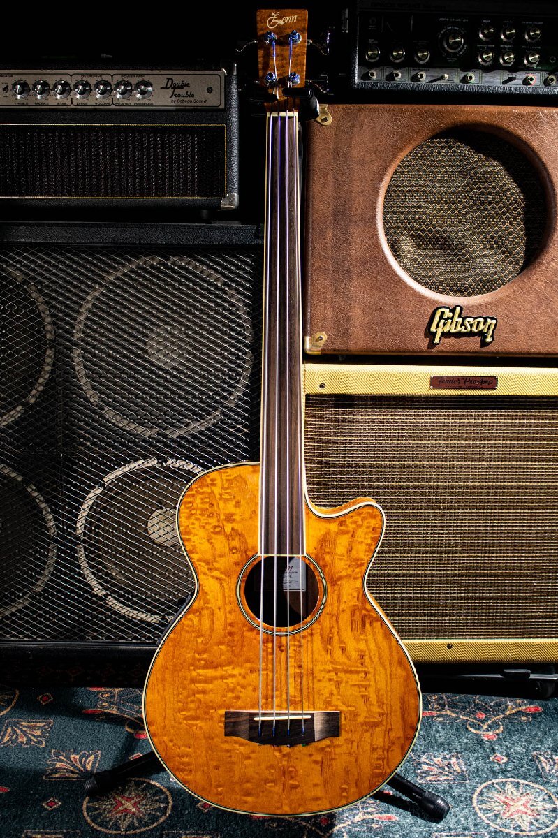 Yahoo!オークション - Zenn ZB22CE-FL ゼン フレットレス アコーステ...