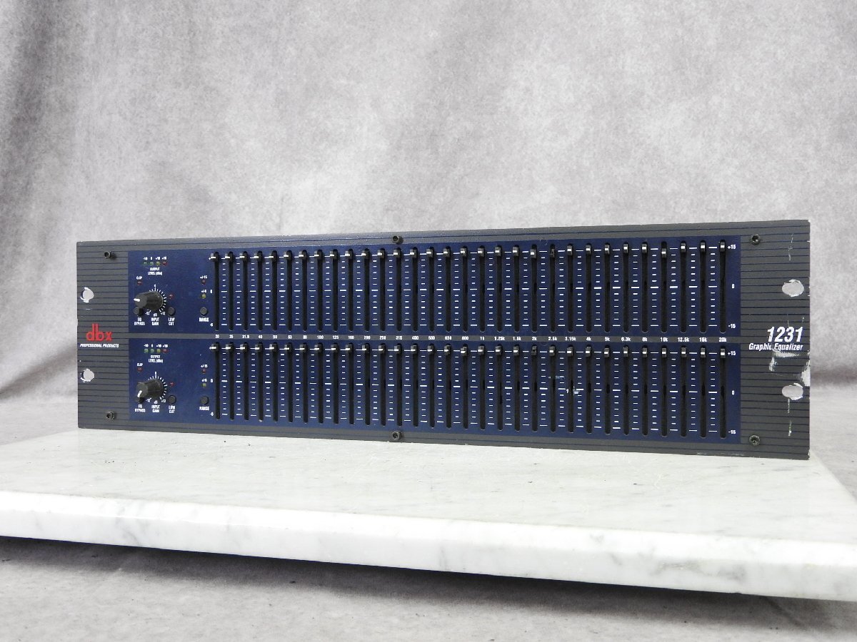 Yahoo!オークション - 【D】dbx 1231 グラフィックイコライザー ディー...