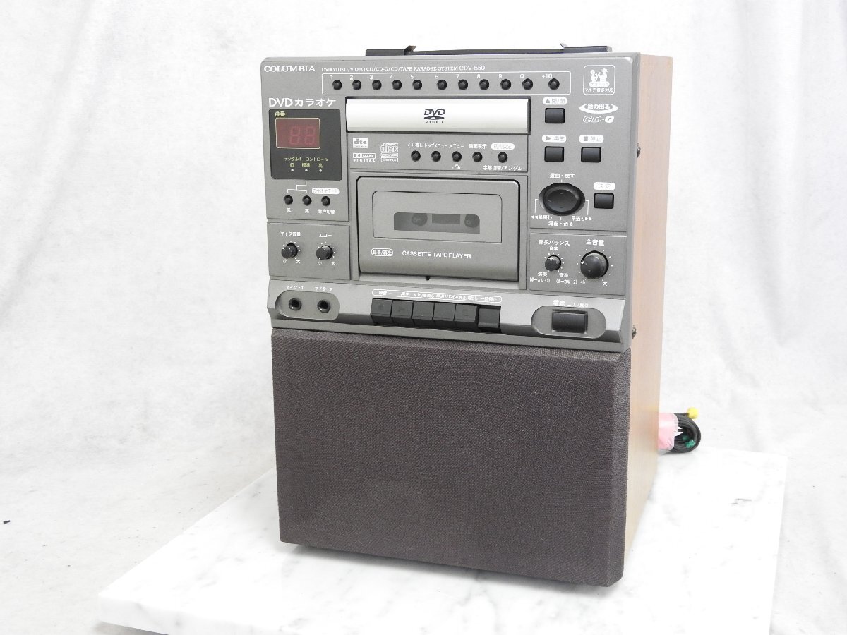 J Columbia CDV-550 カラオケシステム コロンビア 3004465(カラオケ機器)｜売買されたオークション情報、yahooの商品情報をアーカイブ公開 - オークファン ...