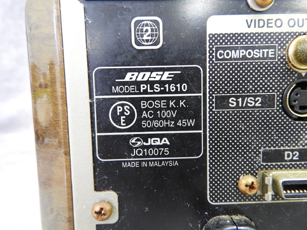 Yahoo!オークション - 【J】BOSE PLS-1610 CD/DVDレシーバー ボーズ 30...