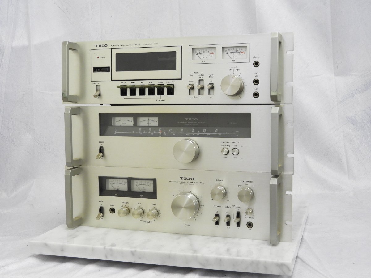 Yahoo!オークション - 【J】TRIO KX-4000G/KT-5100G/KA-5100G オーディ...