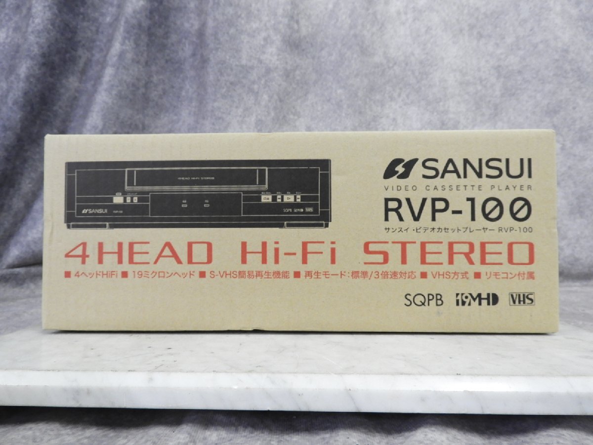 B】SANSUI RVP-100 ビデオカセットプレーヤー サンスイ 3011311 B】SANSUI RVP-100 ビデオカセットプレーヤー サンスイ 3011311
