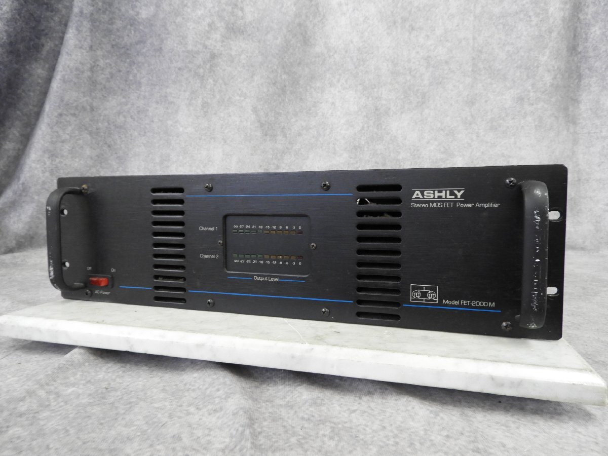 Yahoo!オークション - 【J】ASHLY FET 2000 パワーアンプ アシュリー 3...