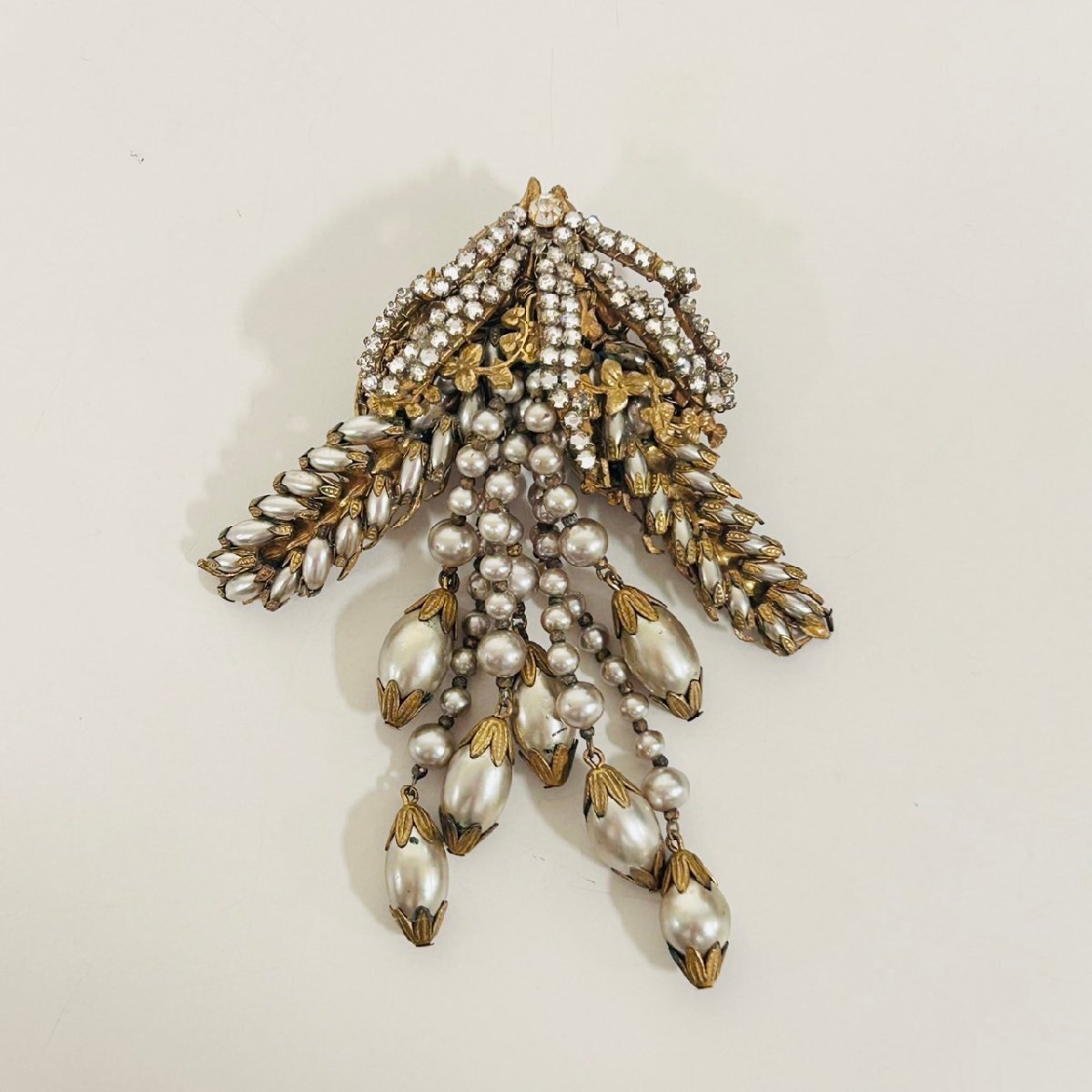 F3535】1円~ Miriam Haskell ミリアム ハスケル アンティーク F3535】1円~ Miriam Haskell ミリアム ハスケル アンティーク