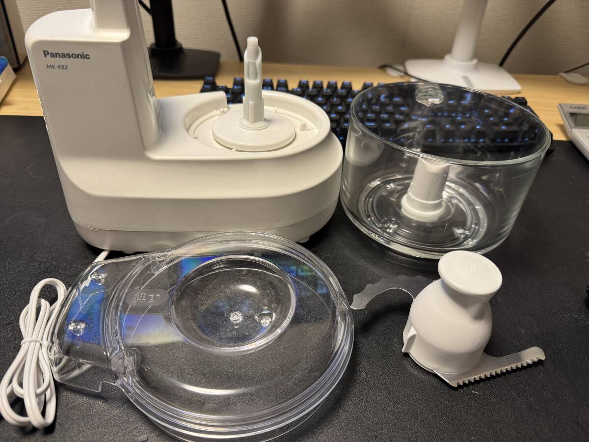 Yahoo!オークション - Panasonic パナソニック フードプロセッサー MK-...