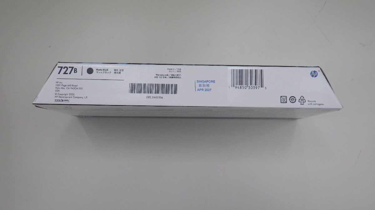 Yahoo!オークション - 【新品】HP純正インクカートリッジ 727B DesignJ...