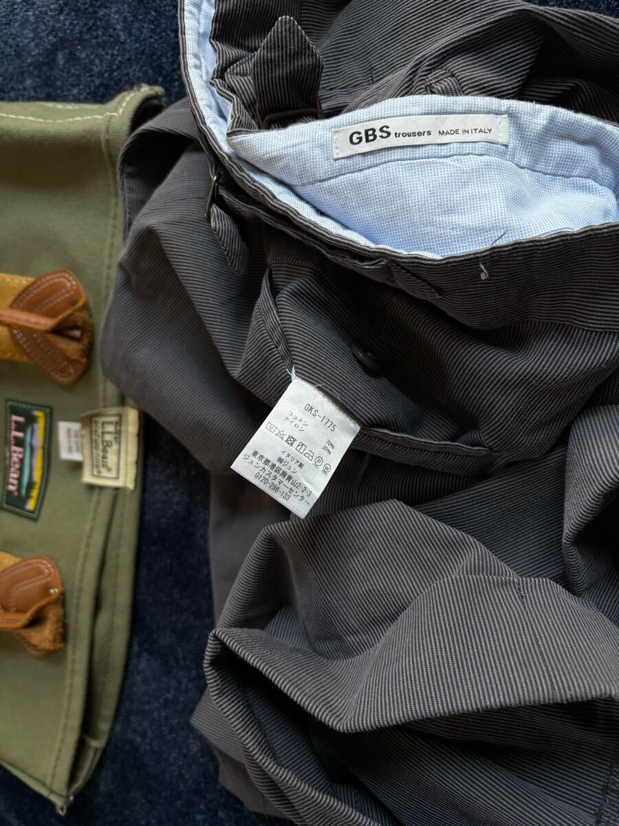 Yahoo!オークション - 美品 イタリア製 GBS trousers ジービーエス ト...