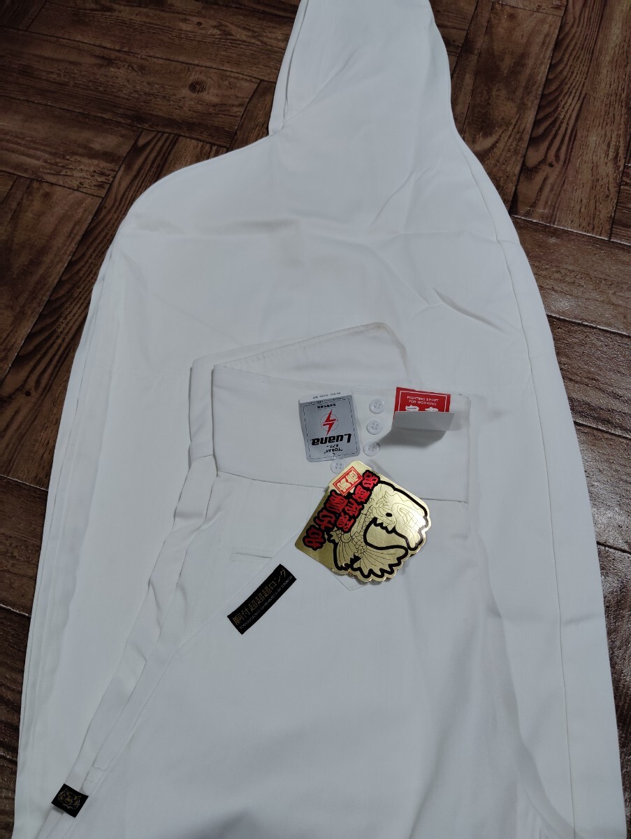 Yahoo!オークション - 特価 寅壱[0549/15白]3超ロング胴付八分.100cm