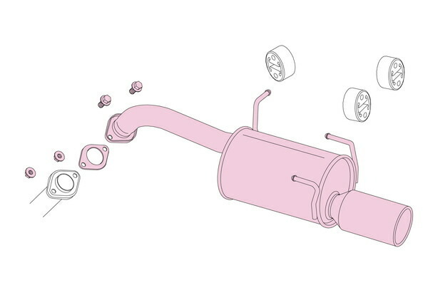 Yahoo!オークション - FUJITSUBO フジツボ マフラー ワゴリス キューブ...