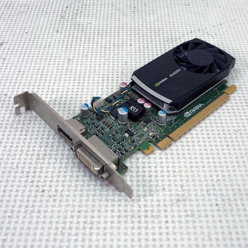 グラフィックカード 表示確認済 Vista Win11 LINUX ELSA NVIDIA Quadro 400 DDR3 512MB 64bit DVI/DisplayPort #4160 ...