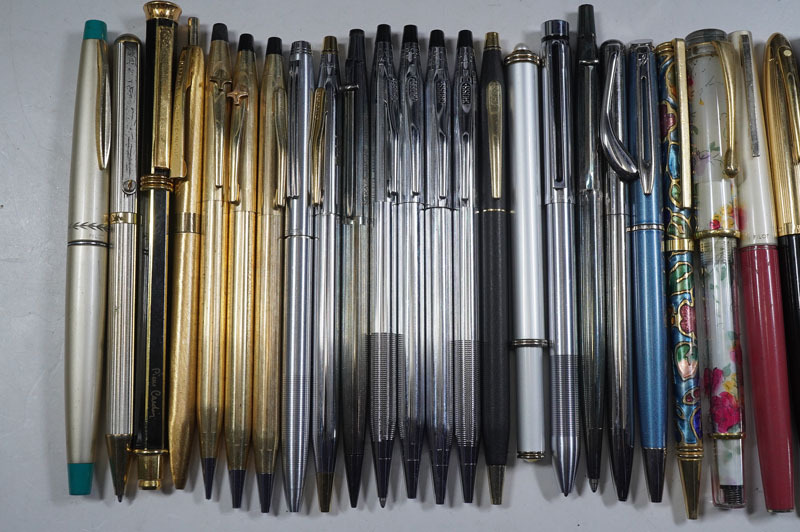 Yahoo!オークション - 【f512】筆記用具 まとめ 25点以上 万年筆 ボー...