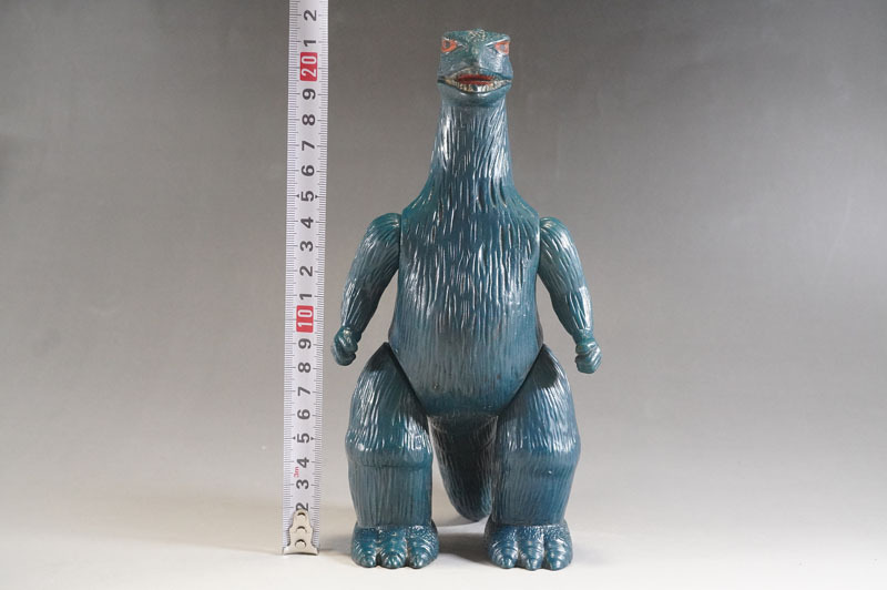 Yahoo!オークション - 【f768】当時物 赤目 ゴジラ ソフビ 人形 フィギ...