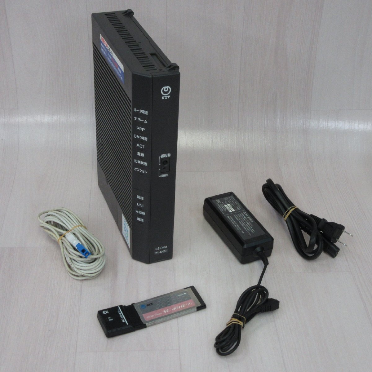 Yahoo!オークション - NTT PR-400MI SC-40NE(2) セット GE-ONU 光電話...