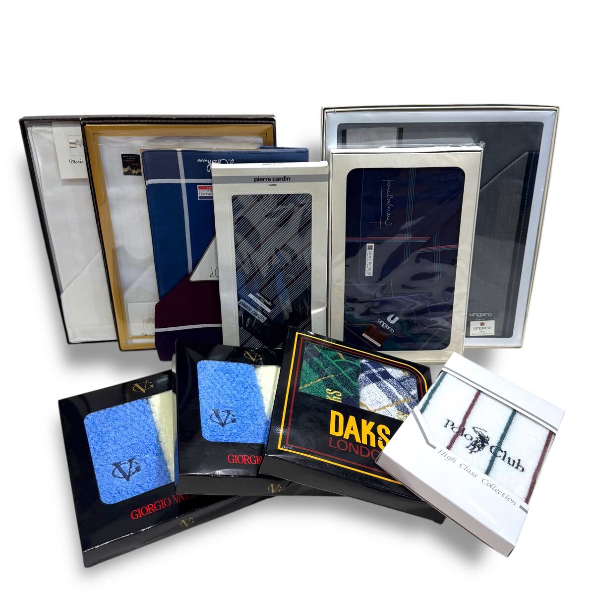 Yahoo!オークション - 【BO-679】 メンズハンカチ 19枚セット DAKS / u...