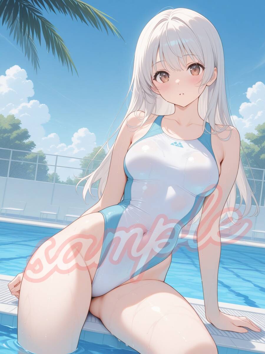 Yahoo!オークション - S5-1075 スクール水着 美乳 A4 ポスター オリジ...