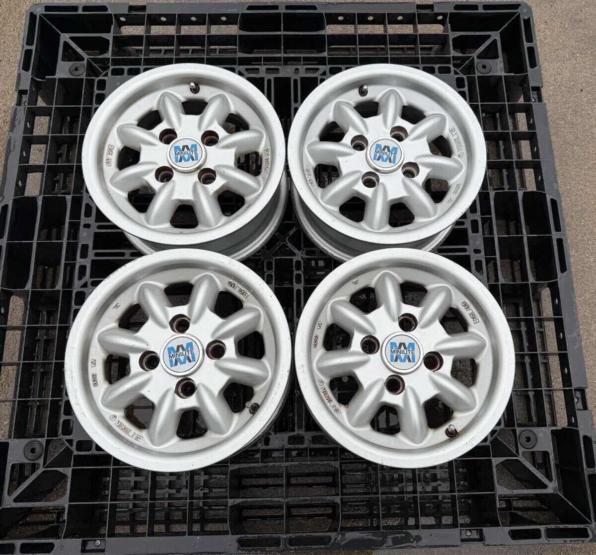 Yahoo!オークション - MINILITE ミニライト 12インチ 5J +25 4穴 PCD10...