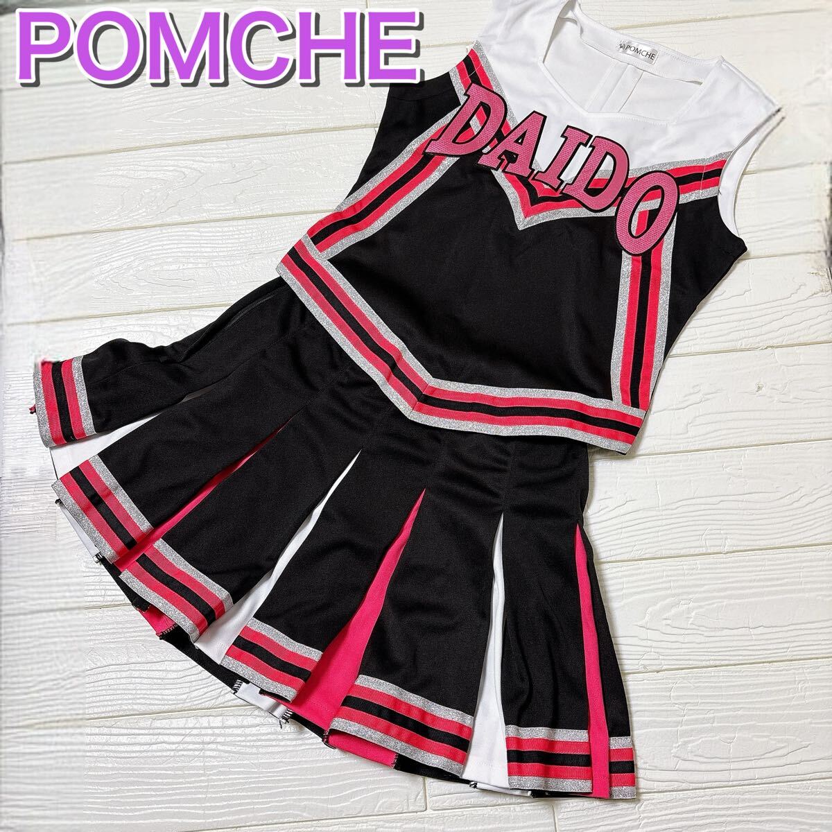 Yahoo!オークション - POMCHE ポムシェ チア チアリーディング ユニフ...