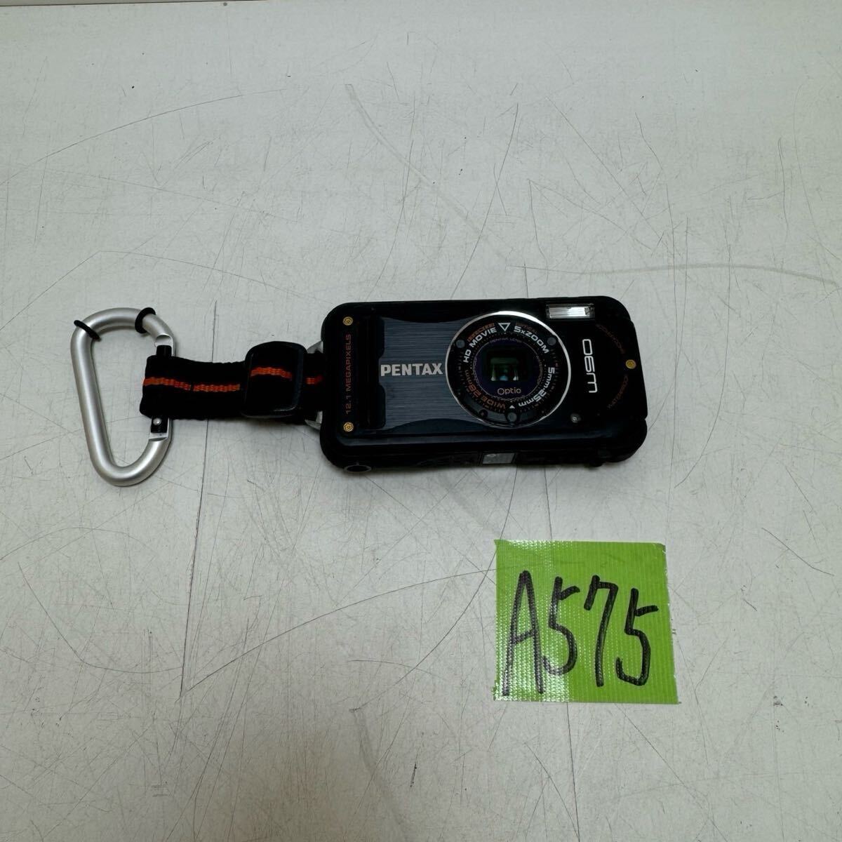 Yahoo!オークション - 【防水カメラ】 A615 PENTAX optio W90 ブラック...
