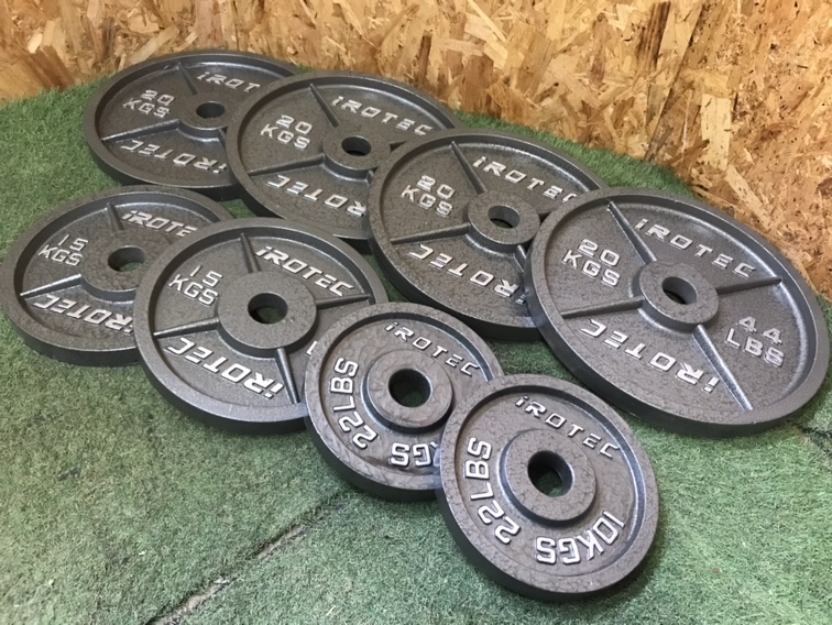 Yahoo!オークション - iROTEC アイロテック プレートセット 20㎏×4/15...