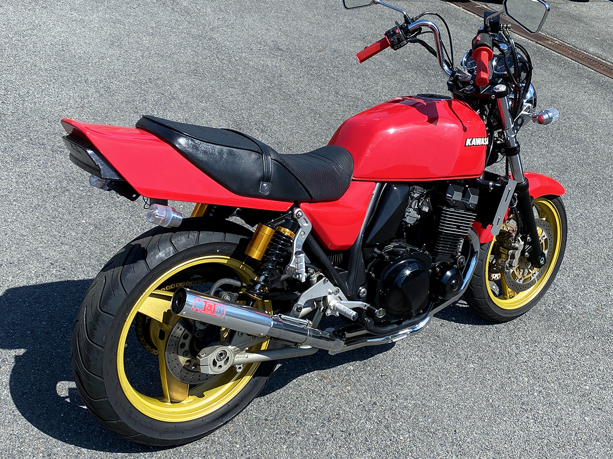 Yahoo!オークション - 厳選特価 ZRX400 E8 動画 社外マフラー/バック...