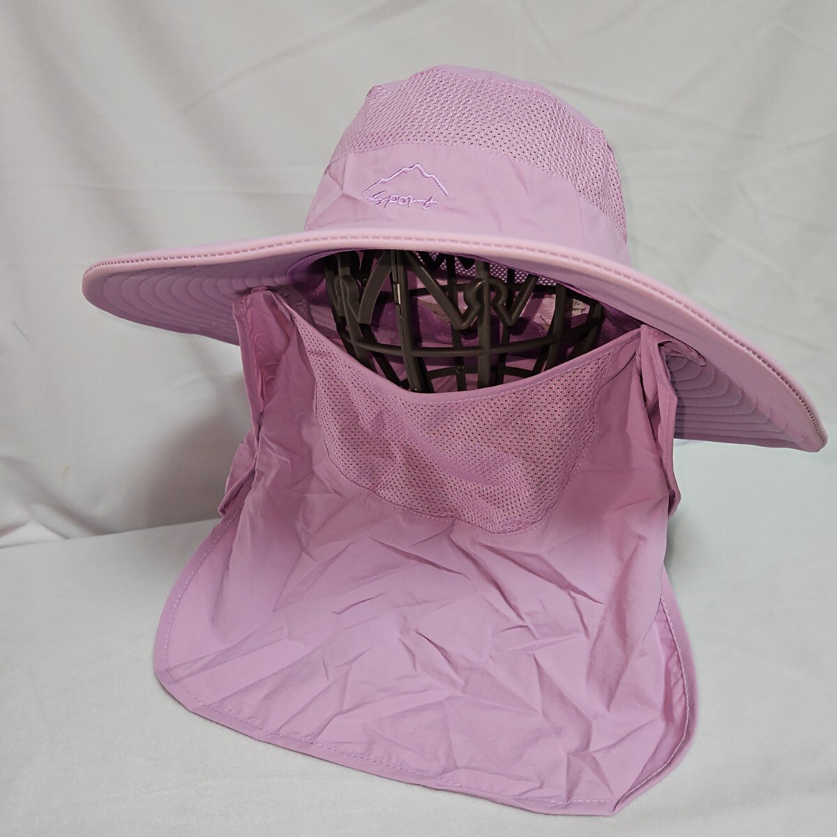 Yahoo!オークション - 新品ハット 帽子 ネックガード UV 3way 男女兼用...