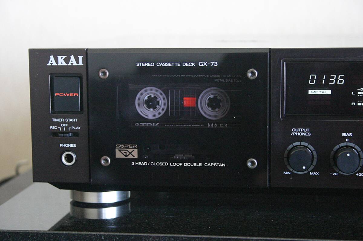 Yahoo!オークション - 整備済【1年保証】AKAI GX-73 取説付 モーター新...