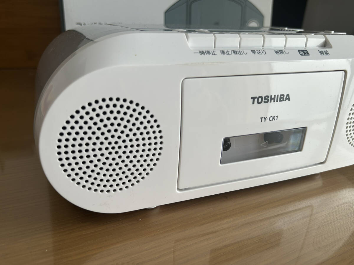 Yahoo!オークション - 東芝 CDラジオカセットレコーダー TY-CK1(H) TOS...