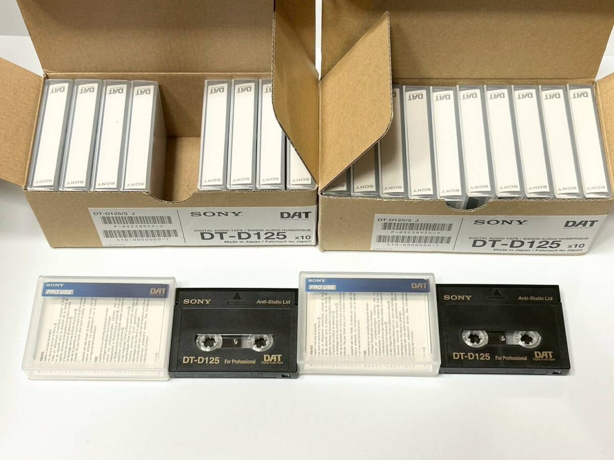 Yahoo!オークション - SONY ソニー DAT DT-D125 DATテープ 20本セット