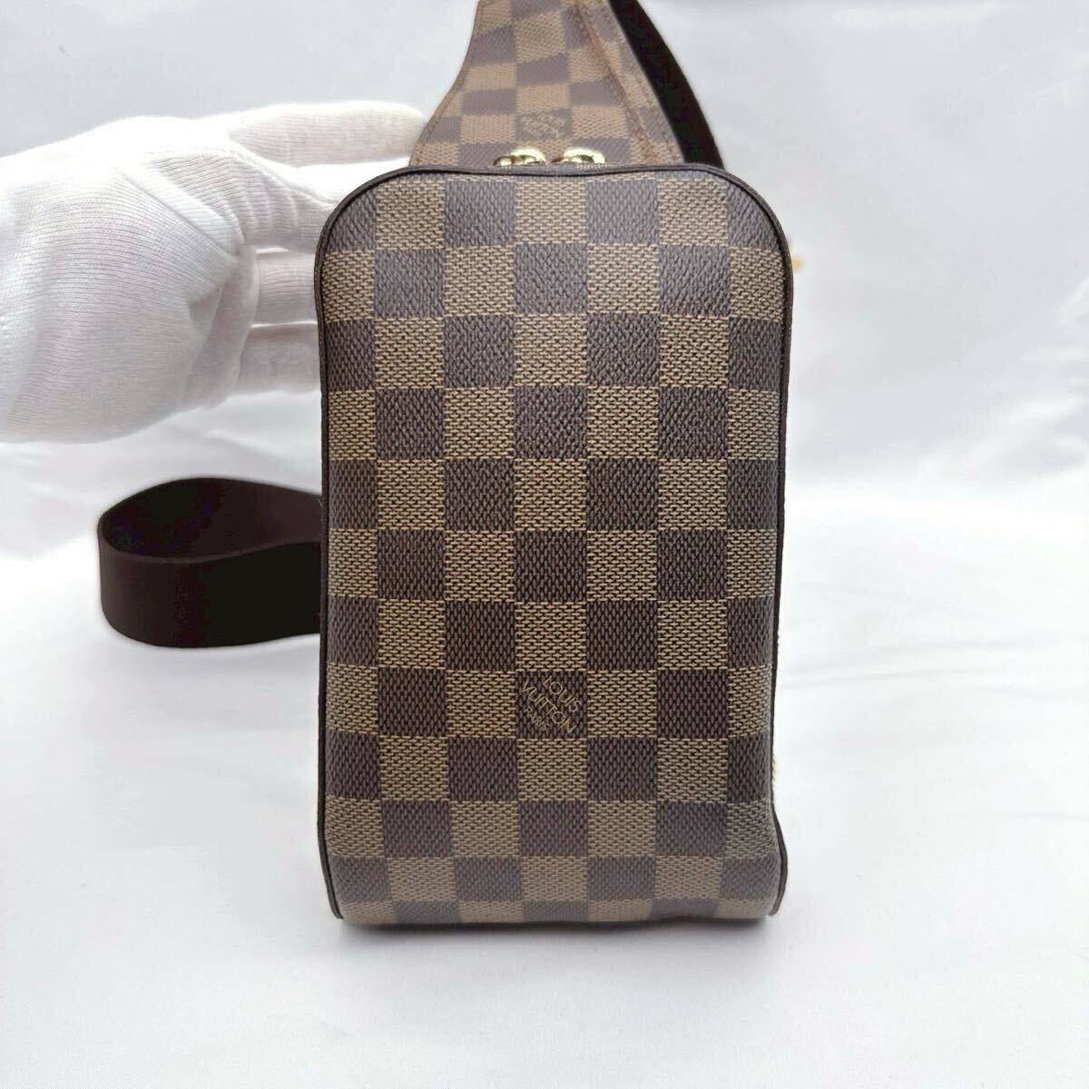 Yahoo!オークション - g523 LOUIS VUITTON ルイヴィトン ダミエ ジェロ...