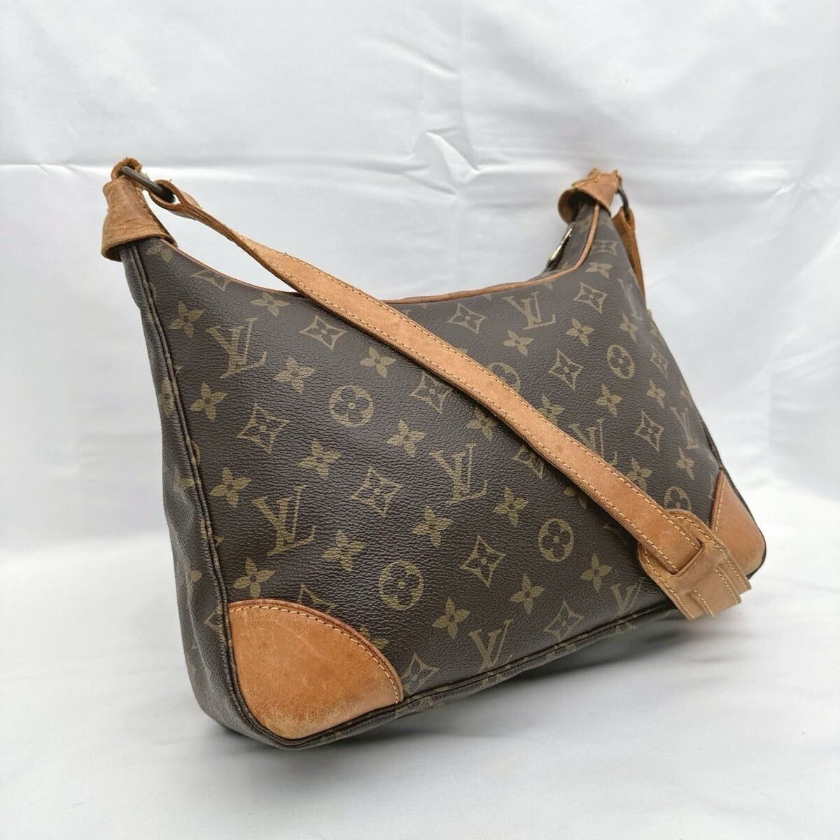 Yahoo!オークション - w277 LOUIS VUITTON ルイヴィトン ブローニュ30 ...