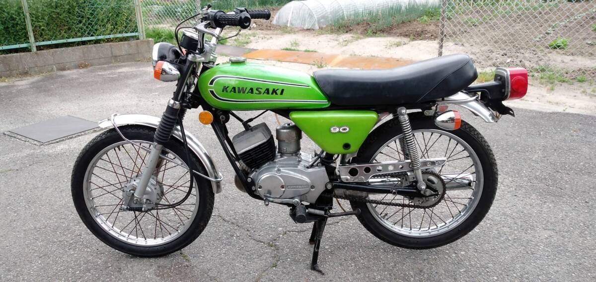 Yahoo!オークション - カワサキ 90G3SS 2スト 73年 実働 超希少車 90S ...