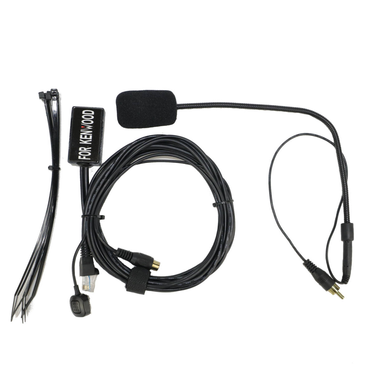 KENWOOD/ケンウッド用フレキシブルマイク 簡易日本語マニュアル付 TM-2400/TM-251/TM-255/TM-261/TM-451/TM-455/TM-461/TM-643 ...