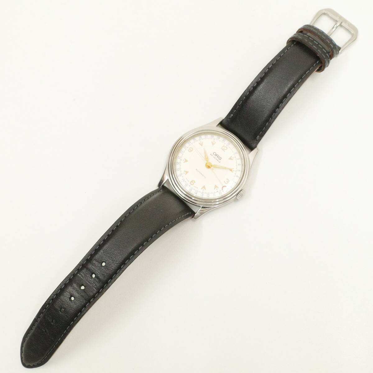 Yahoo!オークション - ORIS オリス 7470 ポインターデイト Cal.634 裏...