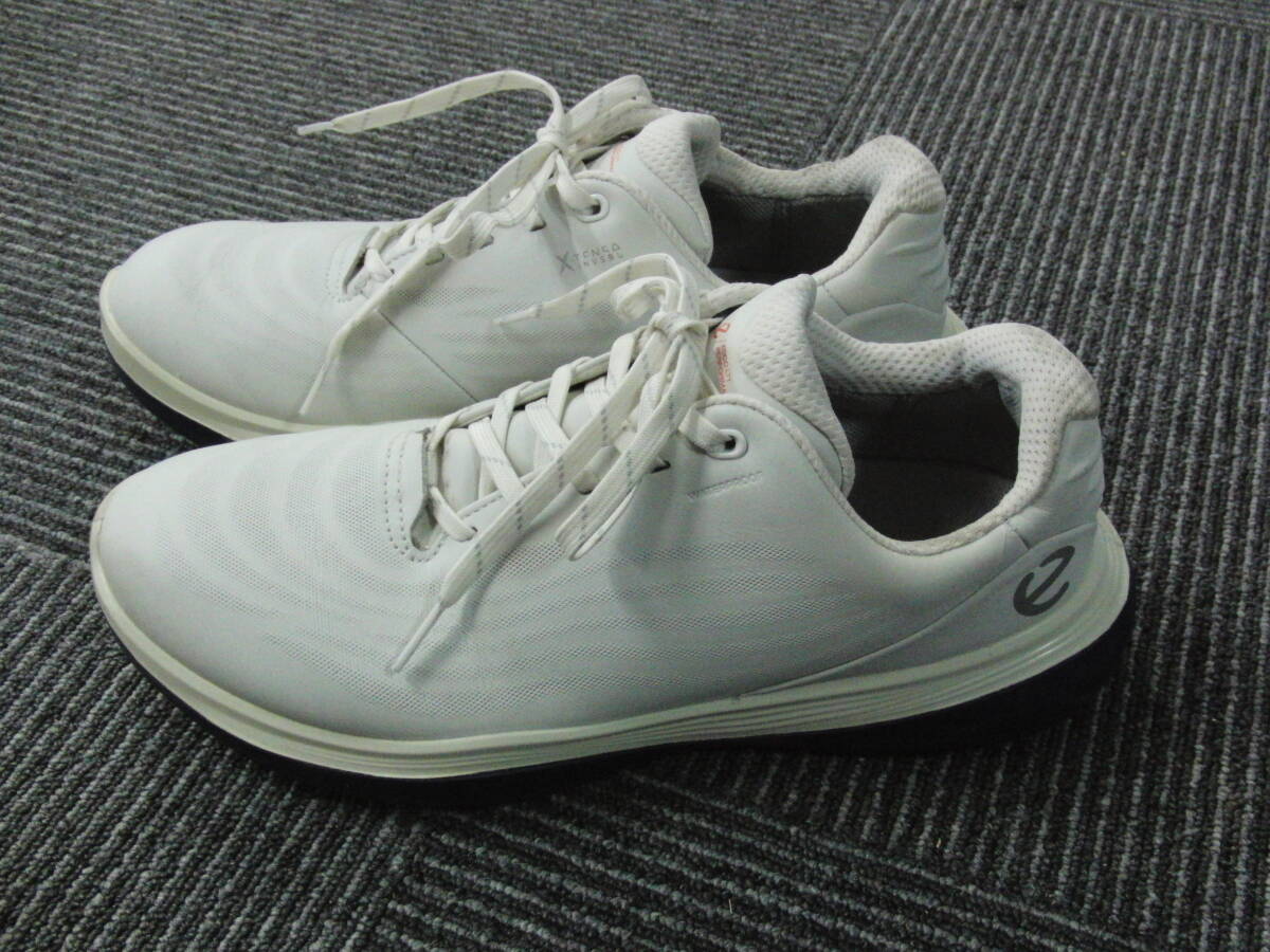 Yahoo!オークション - エコー ecco 25.5センチ ホワイト/ブルー