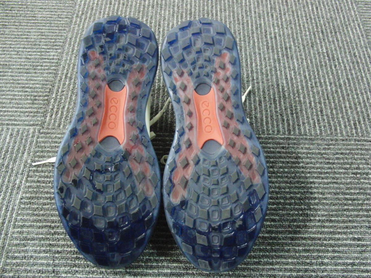 Yahoo!オークション - エコー ecco 25.5センチ ホワイト/ブルー