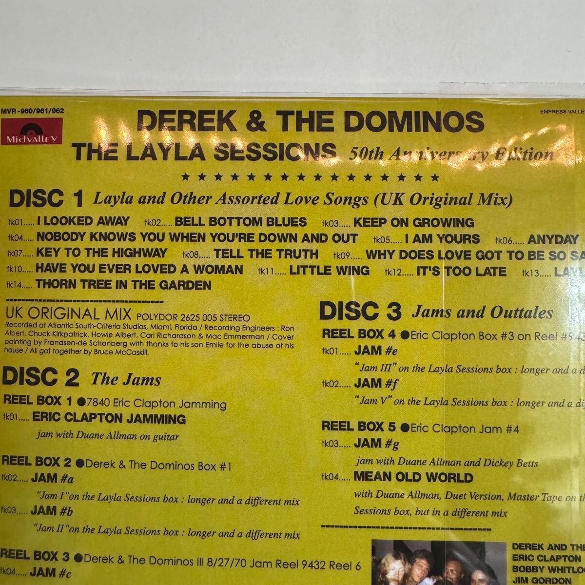 Yahoo!オークション - DEREK AND THE DOMINOS / THE LAYLA SESSIONS-50...
