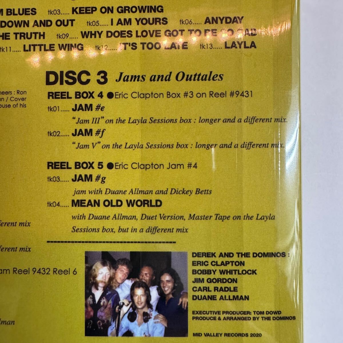 Yahoo!オークション - DEREK AND THE DOMINOS / THE LAYLA SESSIONS-50...