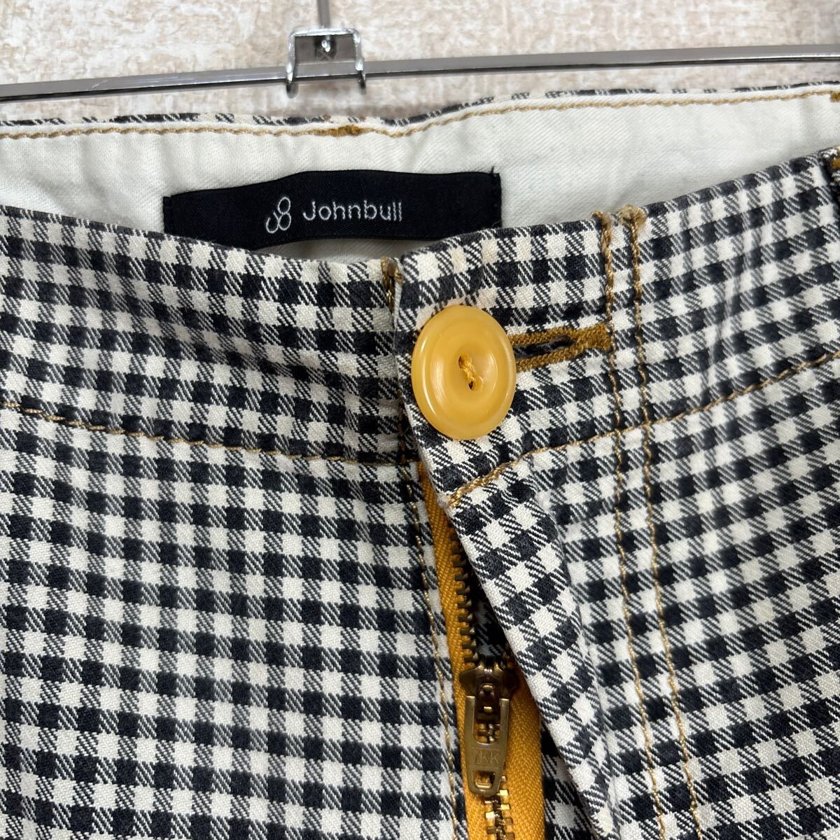 岡山デニムブランド】 Johnbull ジョンブル ギンガムチェック 岡山デニムブランド】 Johnbull ジョンブル ギンガムチェック