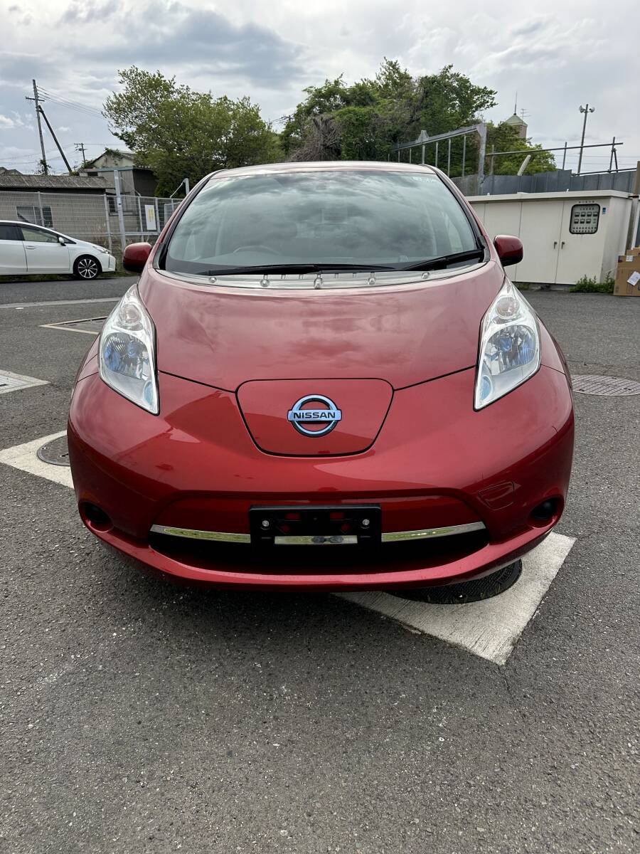 Yahoo!オークション - H26/3 日産 リーフ X 14モデル フルセグ ナビ CD...