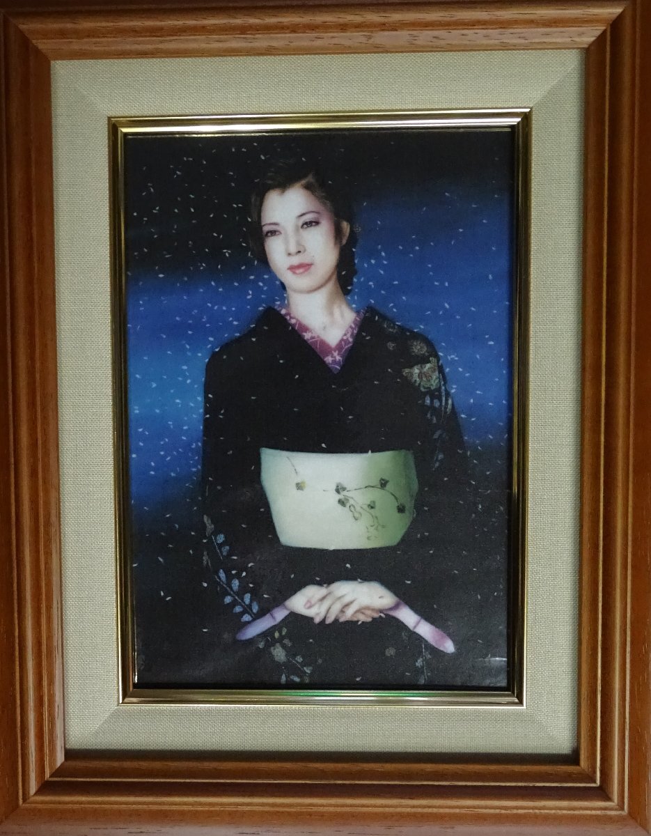 作者: 八代亜紀 ・画題: 人物 ・技法: 複製画 ・NO-R6-10-25.8 作者: 八代亜紀 ・画題: 人物 ・技法: 複製画 ・NO-R6-10-25.8