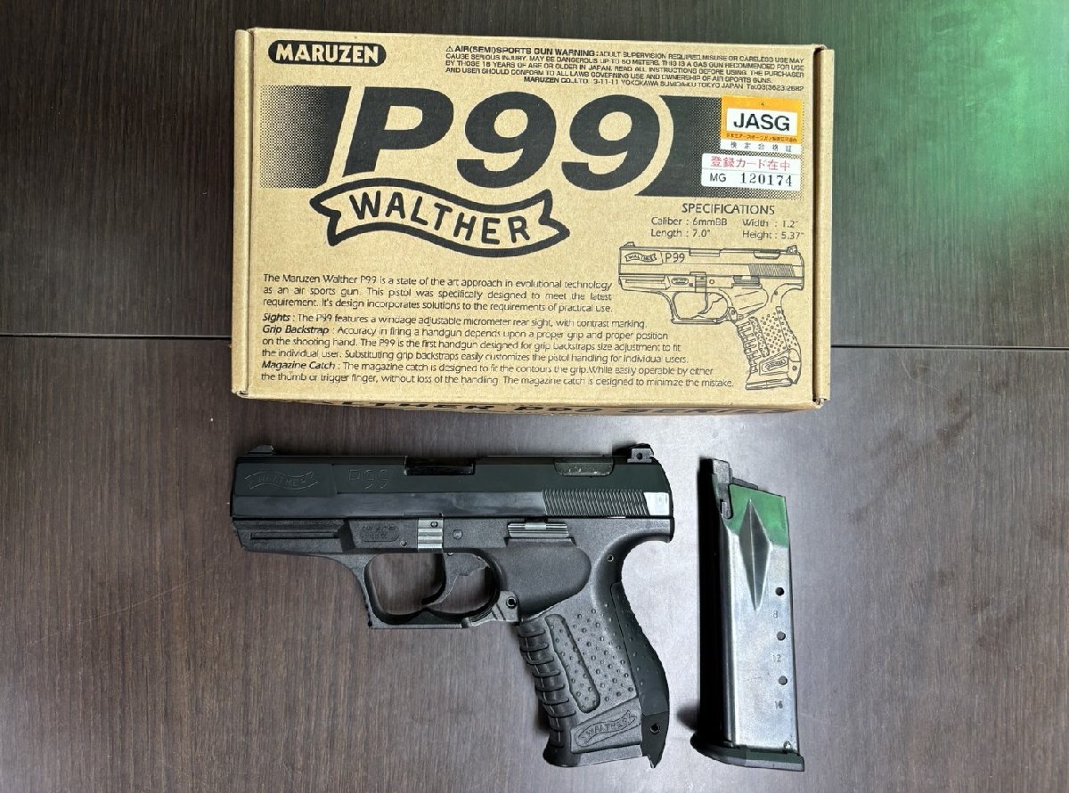 Yahoo!オークション - 中古品 MARUZEN ワルサー P99 ガスブローバック ...