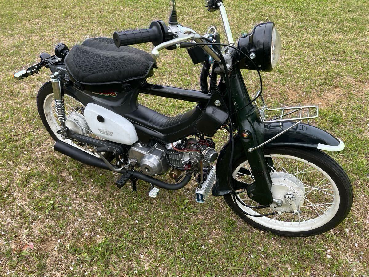 Yahoo!オークション - ホンダ カブ AA01カブ デカドラム バーハンドル ...