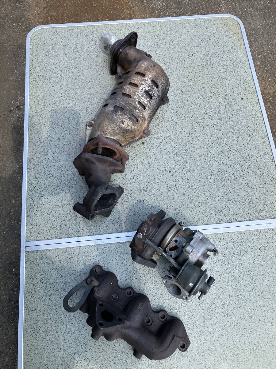 Yahoo!オークション - 引き取り限定 ジムニーJB23W 2型排気系セット...