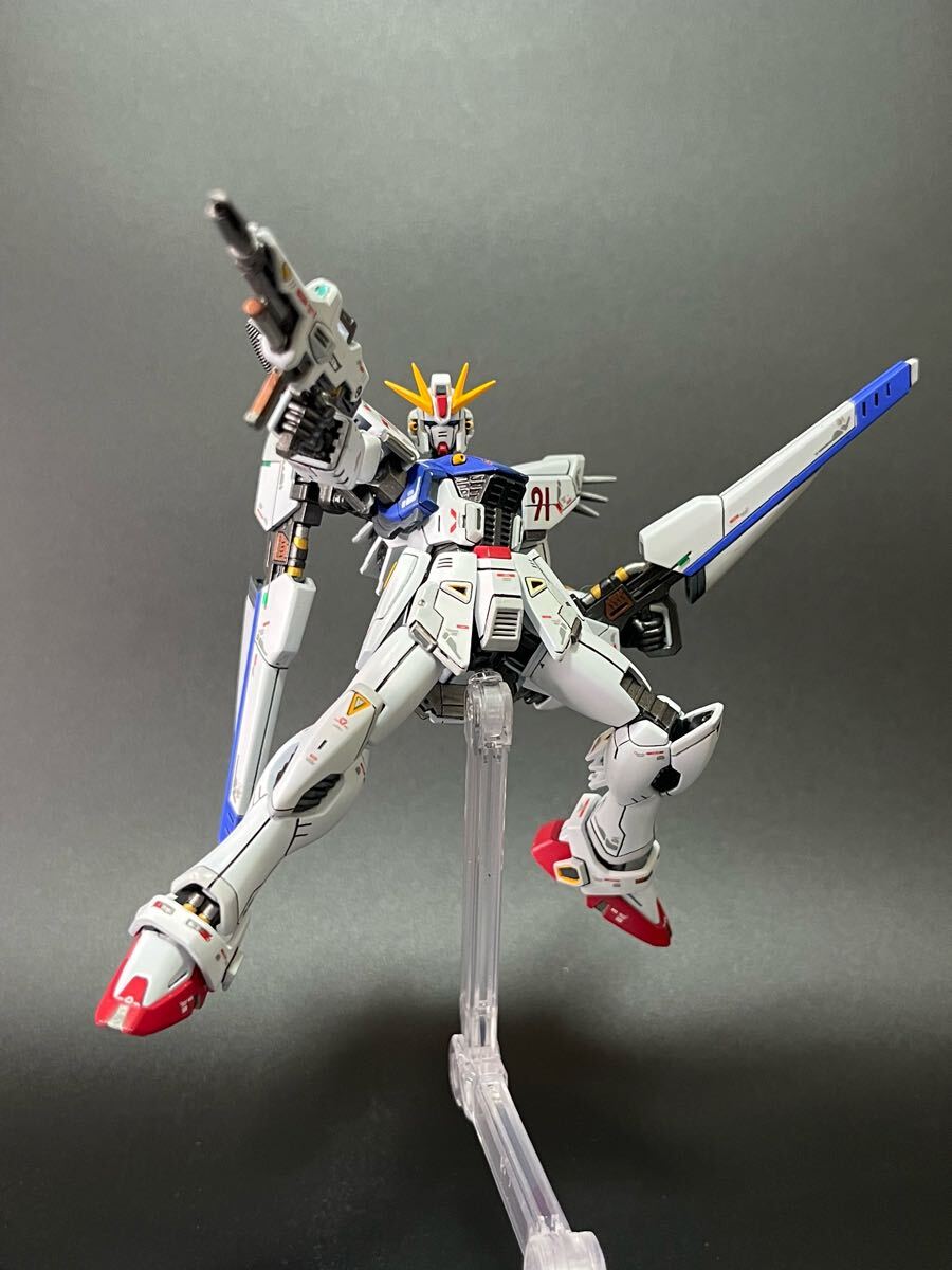 Yahoo!オークション - HGUC ガンダムF91 ver.RG風 【 塗装済完成品】