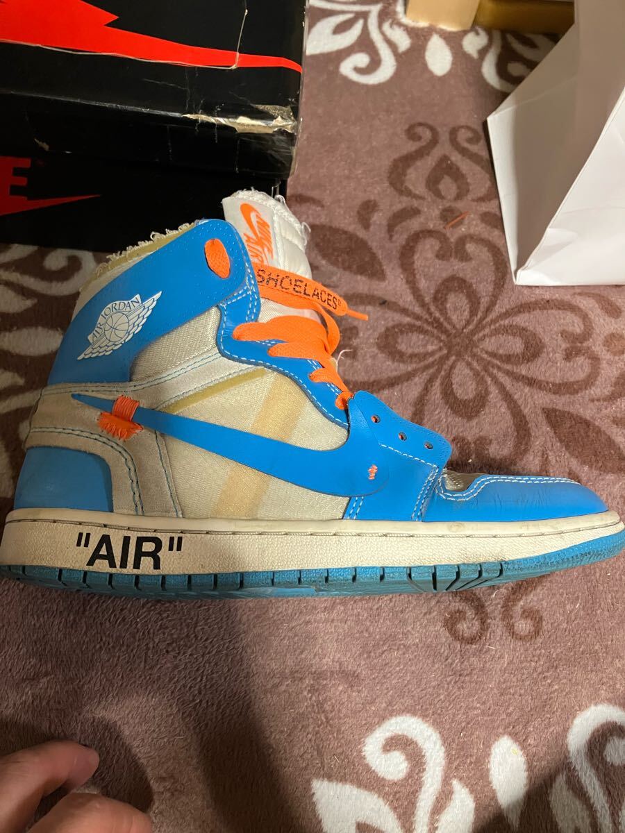 NIKE ナイキ Off-White for NIKE AIR JORDAN 1 サイズ25センチ NIKE ナイキ Off-White for NIKE AIR JORDAN 1 サイズ25センチ