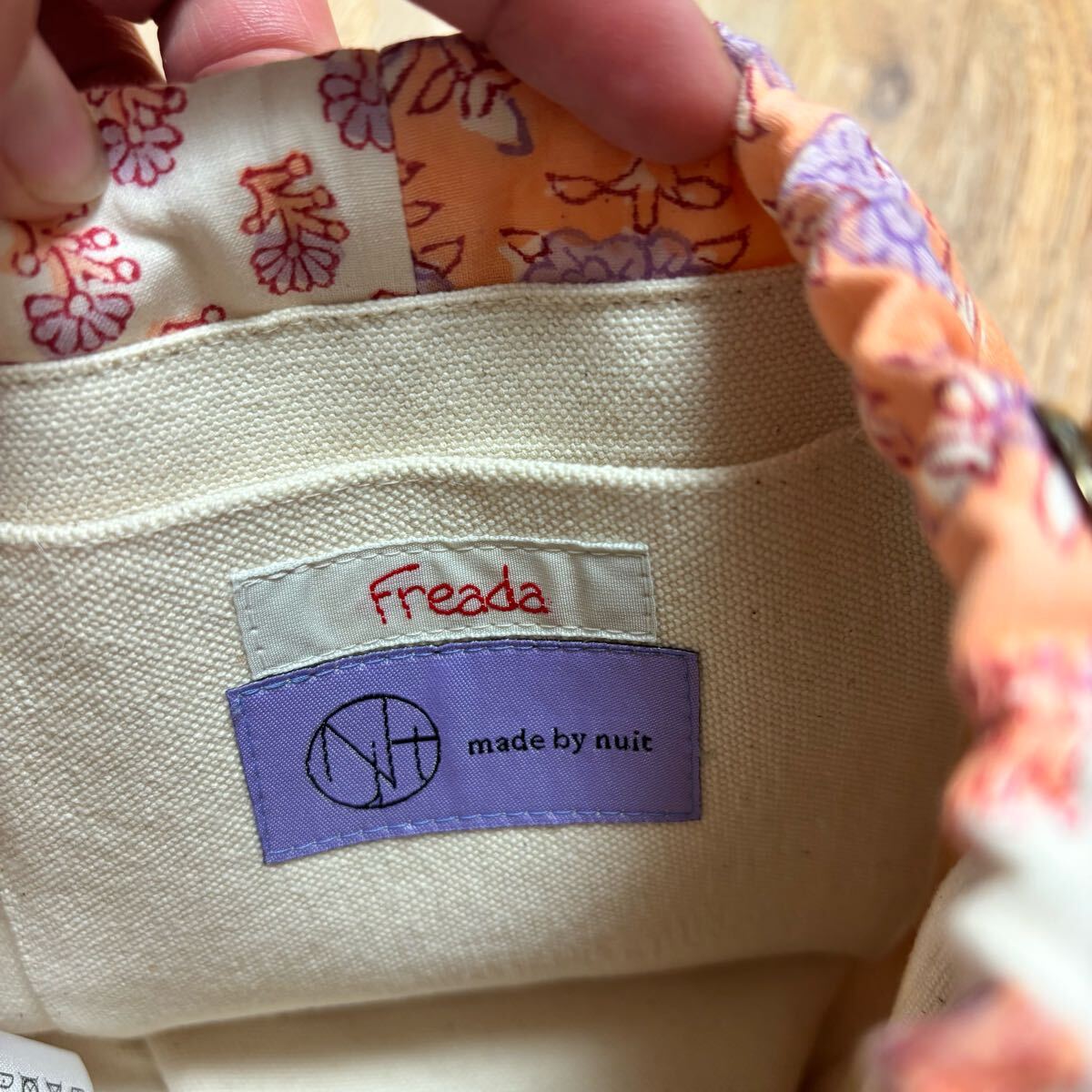 Yahoo!オークション - 美品 Freada x NUIT ニュイ パッチワーク 巾着バ...