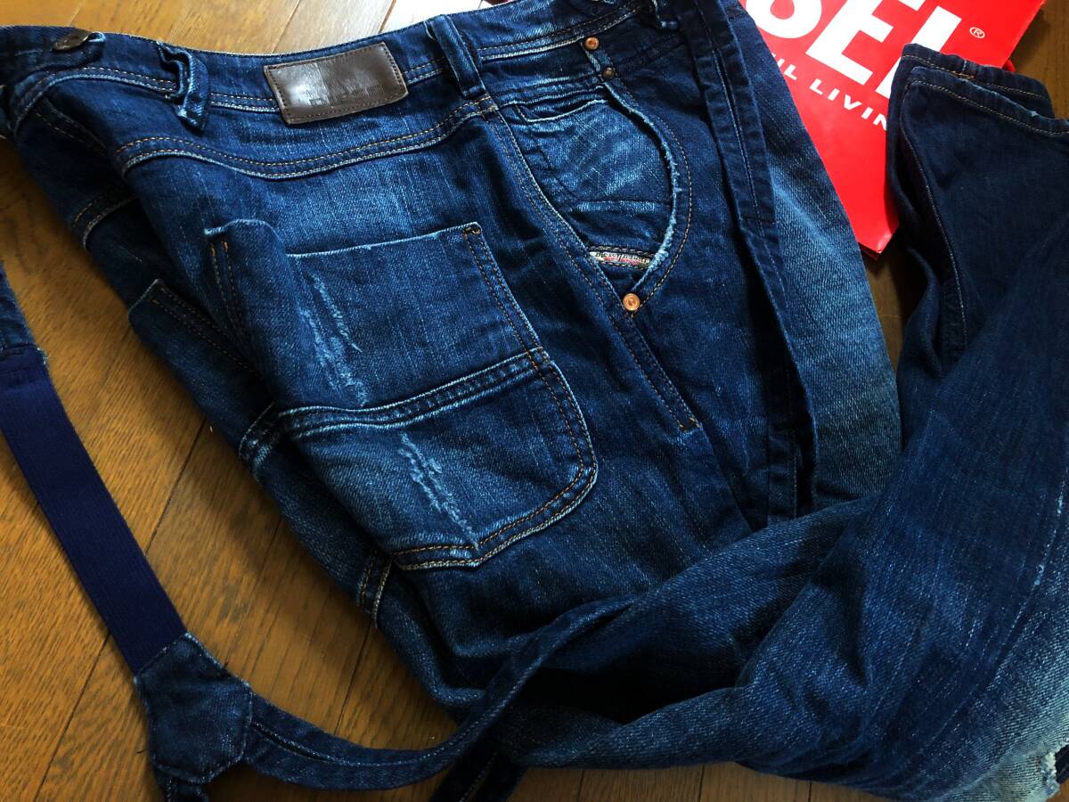 Yahoo!オークション - W80cm 高級 DIESEL ディーゼル イタリー製 サス...